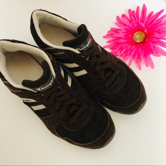 Champion | Shoes | Championbrown Cream Suede Athletic Shoes | Poshmark